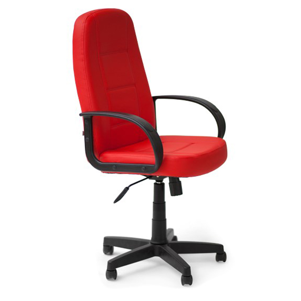 Кресло компьютерное офисное на колесиках Tetchair СН747 красный