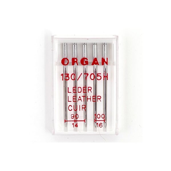 Иглы "Organ" д/кожи №90-100 для БШМ упак,5 игл