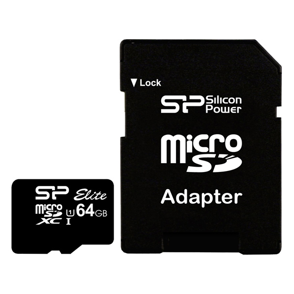 Карта памяти Silicon Power Micro SDXC Elite SP064GBSTXBU1V10-SP 64GB