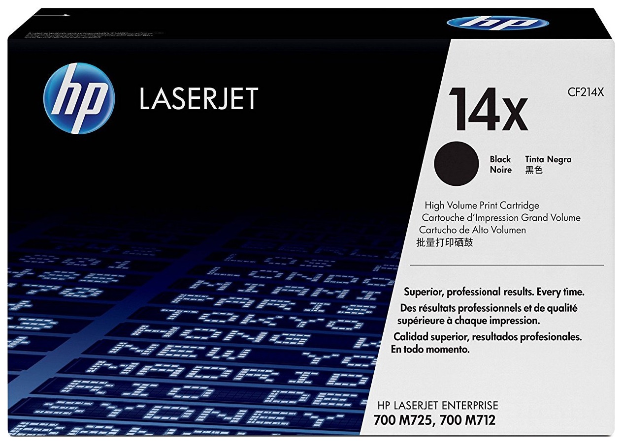 Картридж для лазерного принтера HP 14X (CF214X) черный, оригинал