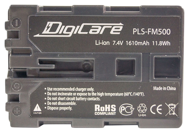 Аккумулятор для цифрового фотоаппарата DigiCare PLS-FM500
