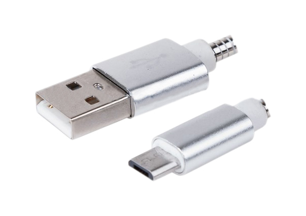 Кабель Rexant microUSB 1м Silver