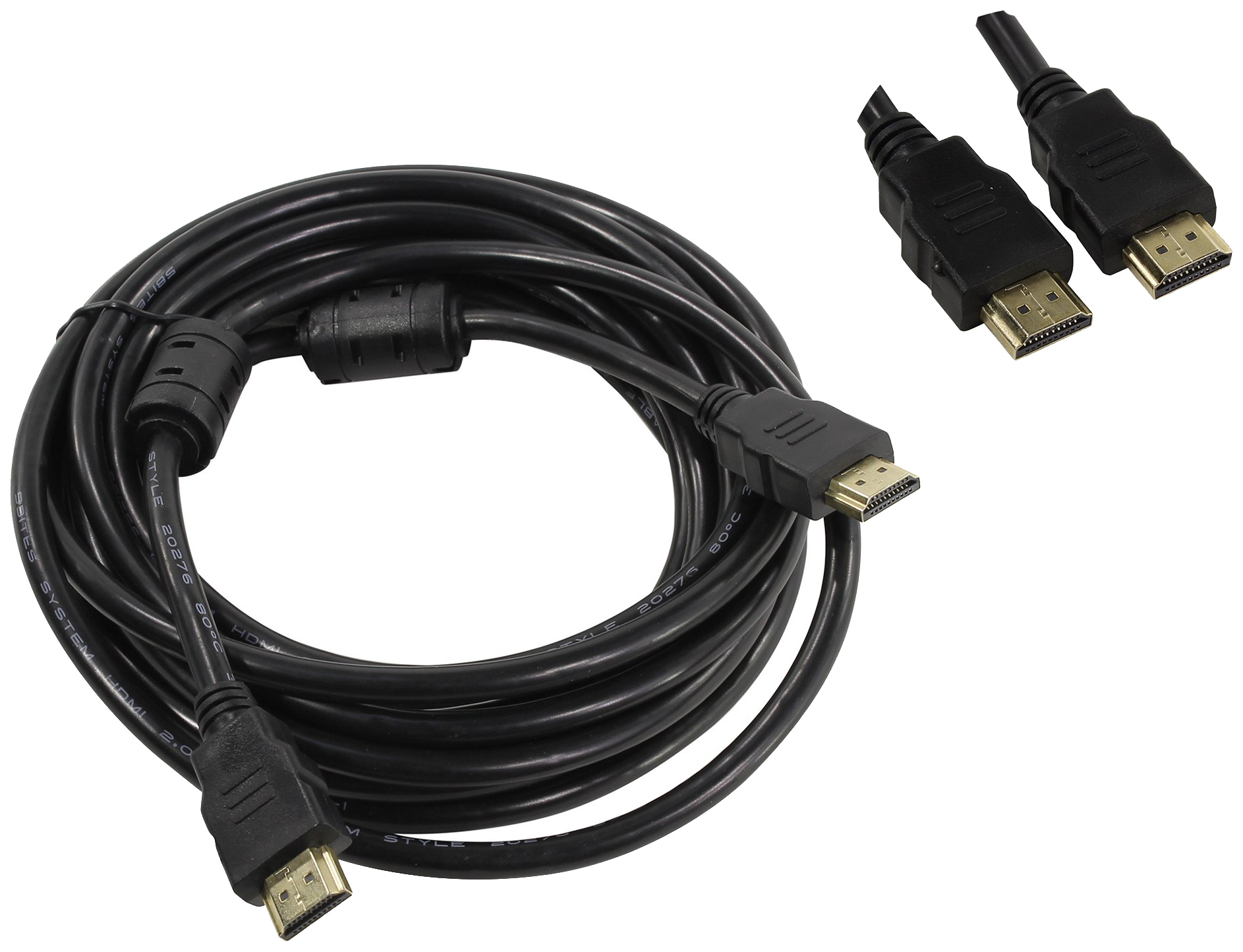 Кабель 5bites HDMI - HDMI, 5м Black (APC-200-050F)