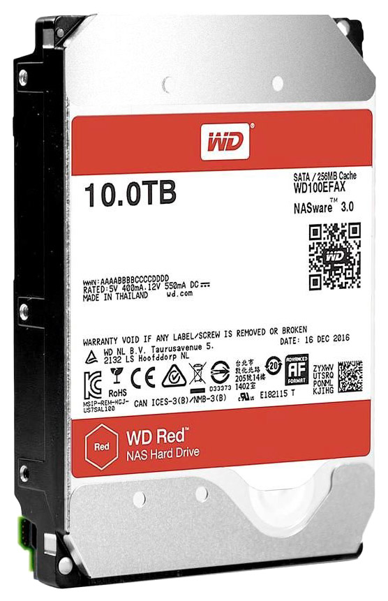 Жесткий диск WD Red 10ТБ (WD100EFAX)