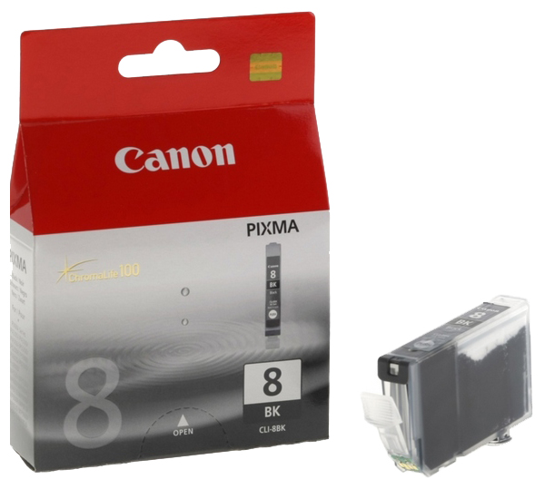 Картридж для струйного принтера Canon CLI-8BK (0620B024) черный, оригинал