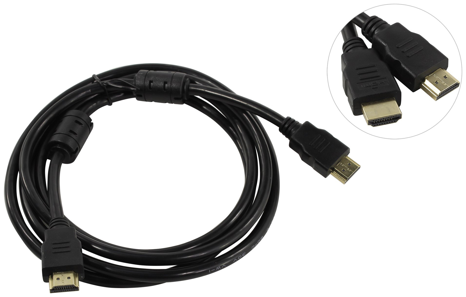 Кабель 5bites HDMI - HDMI, 2м Black (APC-200-020F)