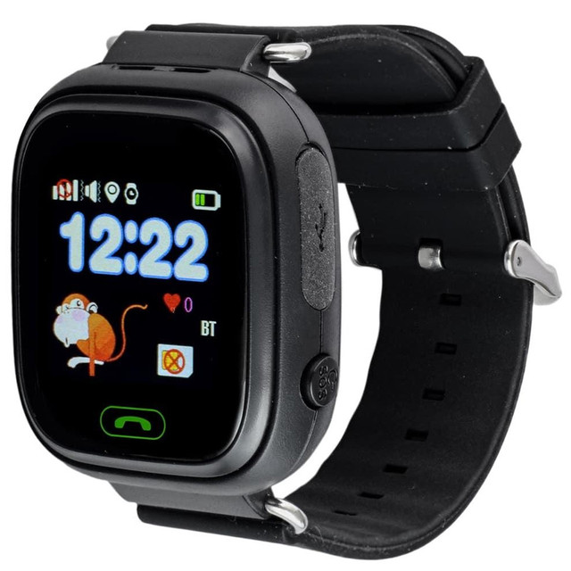 Детские смарт-часы Smart Baby Watch Q90 Black/Black