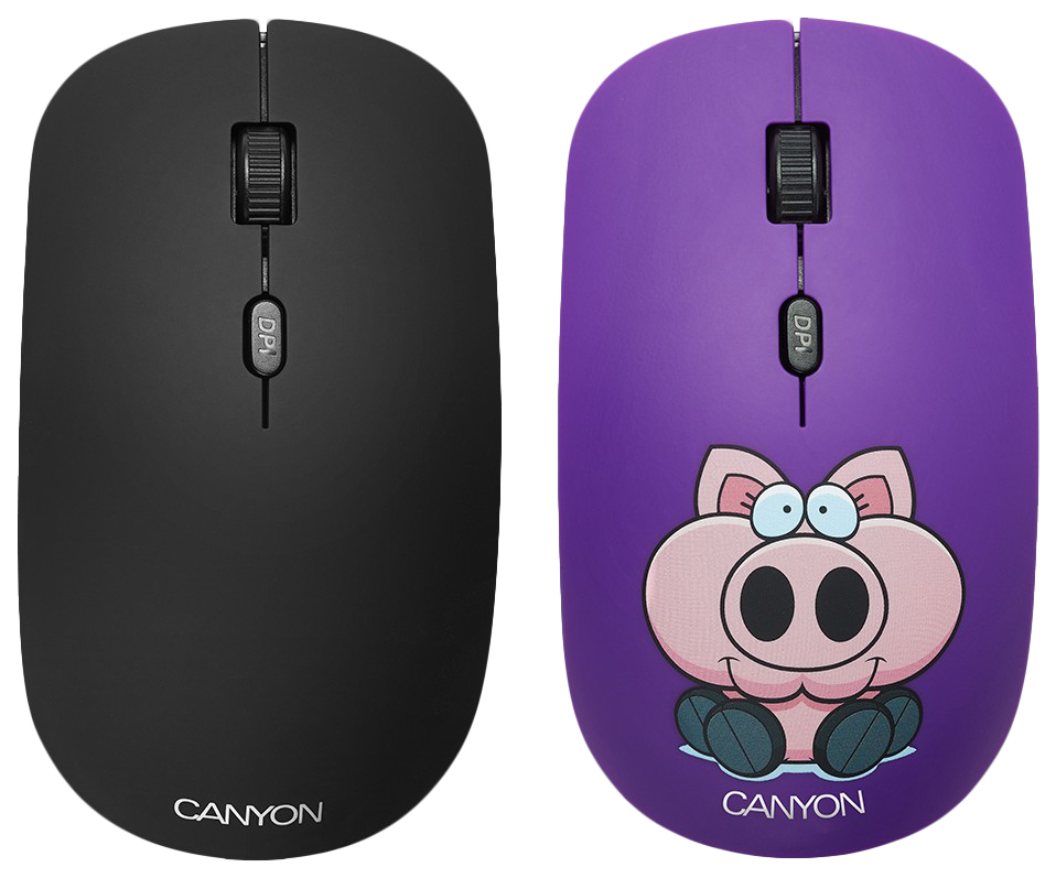 Беспроводная мышь CANYON CND-CMSW401PB Violet/Black