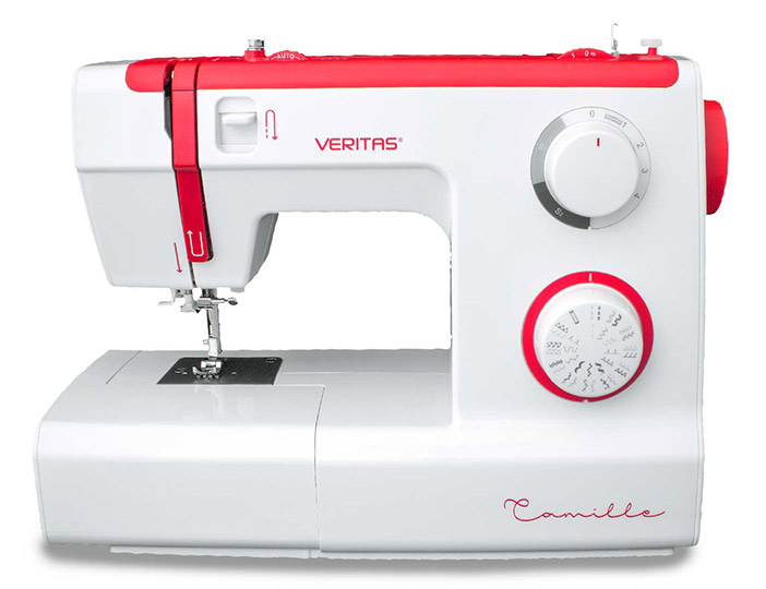 Швейная машина Veritas Camille белый, красный