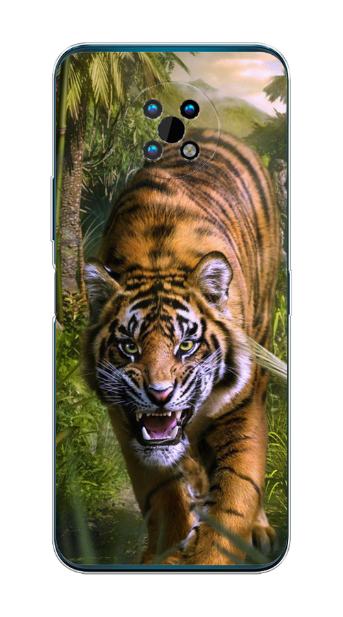 Чехол на Nokia G50  "Тигр в джунглях 2"