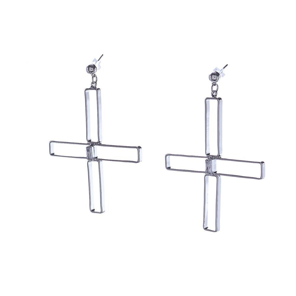 Серьги подвески из бижутерного сплава Moon Paris MR-22.12-194, Swarovski