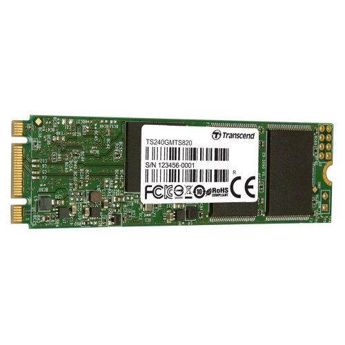 SSD накопитель Transcend MTS820 M.2 2280 240 ГБ (TS240GMTS820S)