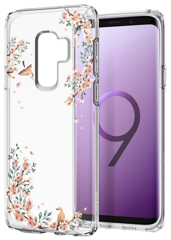 Защитный чехол Spigen для Samsung Galaxy S9+ Liquid Crystal Blossom Nature/593CS22915