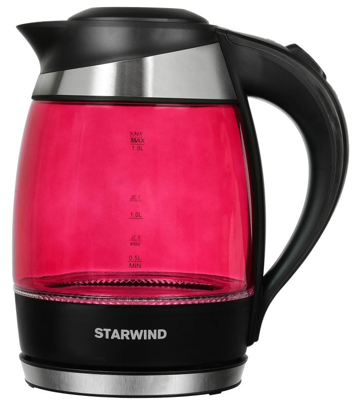 Чайник электрический STARWIND SKG2214 малиновый