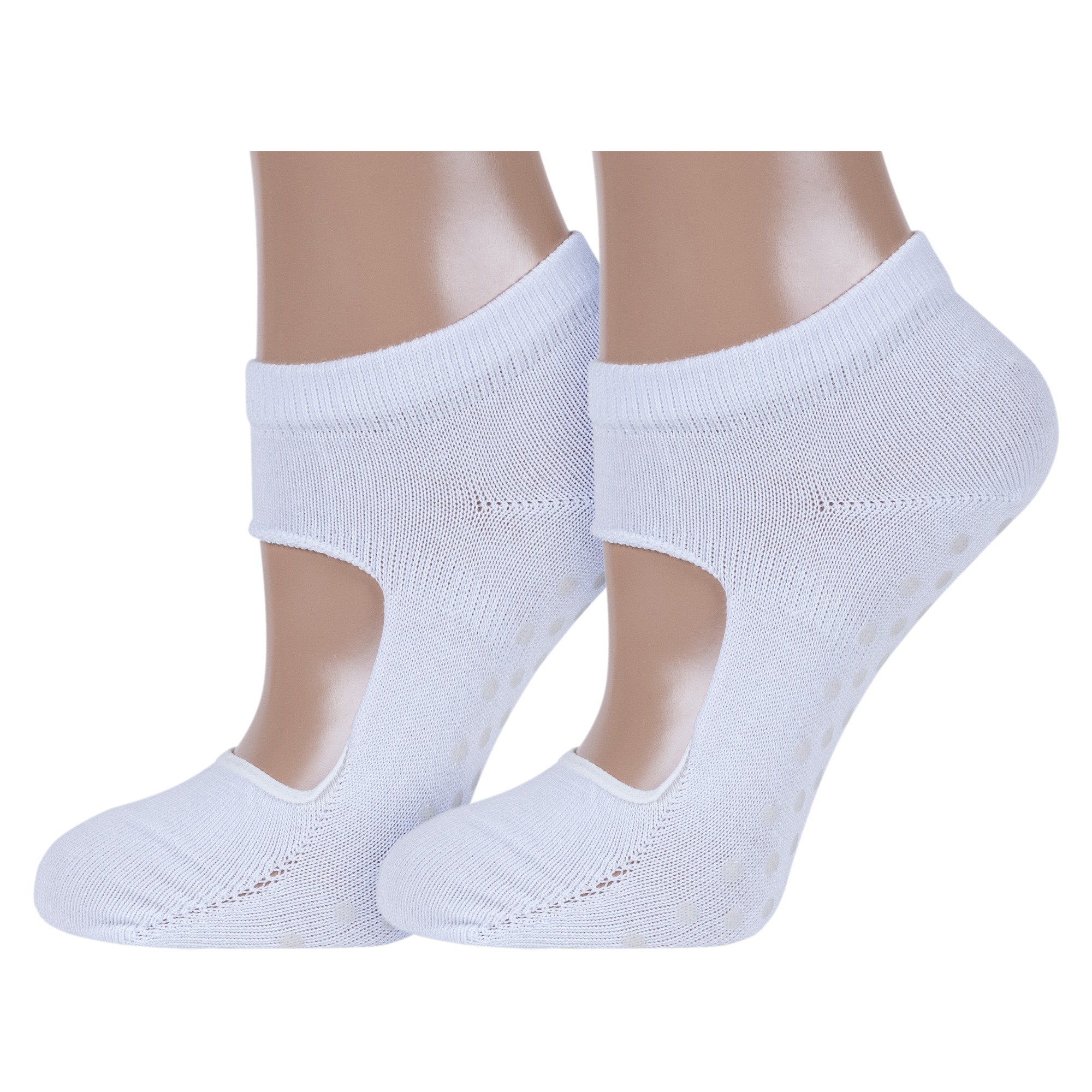 Комплект носков женских NOSMAG 2-20С-175СП белых 23