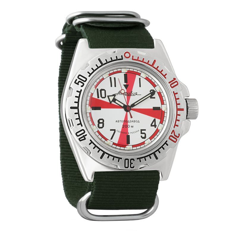 Наручные часы мужские Восток 110750 зеленые