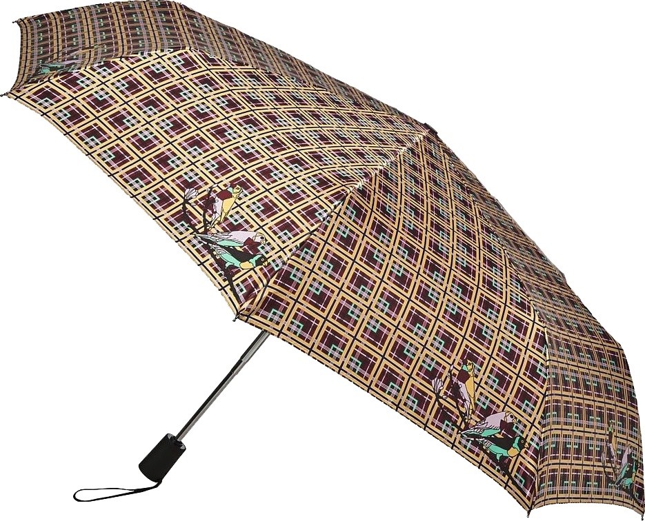Зонт складной женский автоматический Henry Backer Q2105 желтый