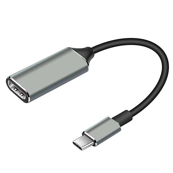 Адаптер RED LINE USB Type-C-HDMI, M-F 0,12м Grey