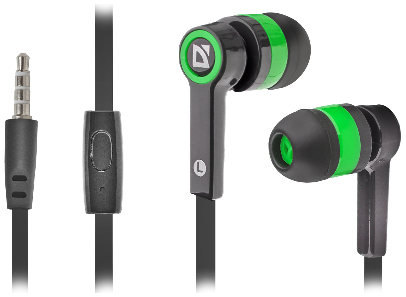 Наушники Defender Pulse 420 Green/Black