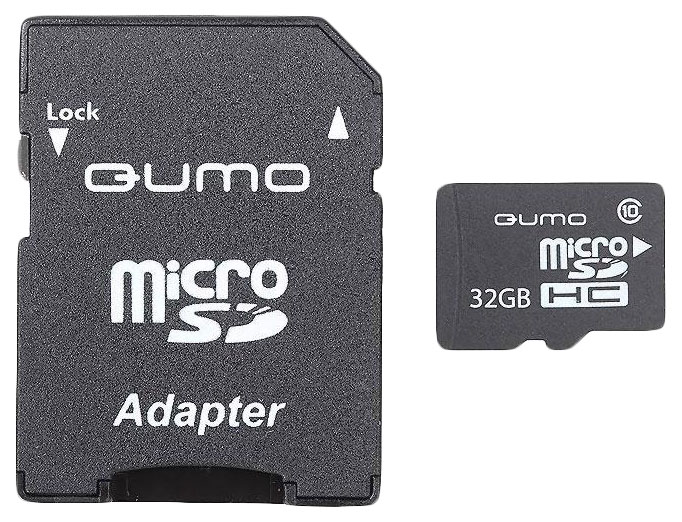 Карта памяти QUMO Micro SDHC QM32GMICSDHC10U1 32GB