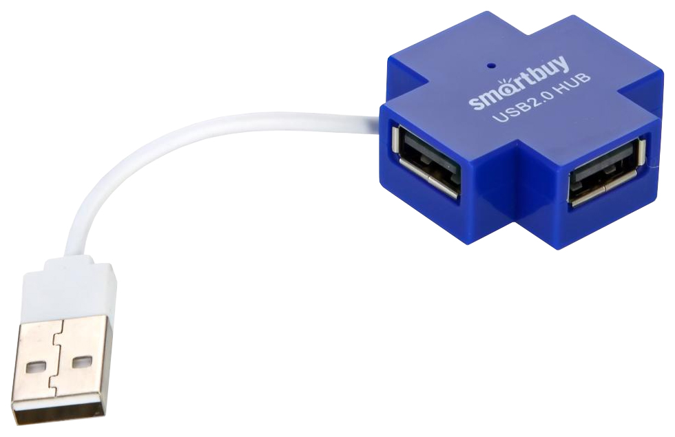 Разветвитель для компьютера Smartbuy SBHA-6900-B на 4 порта