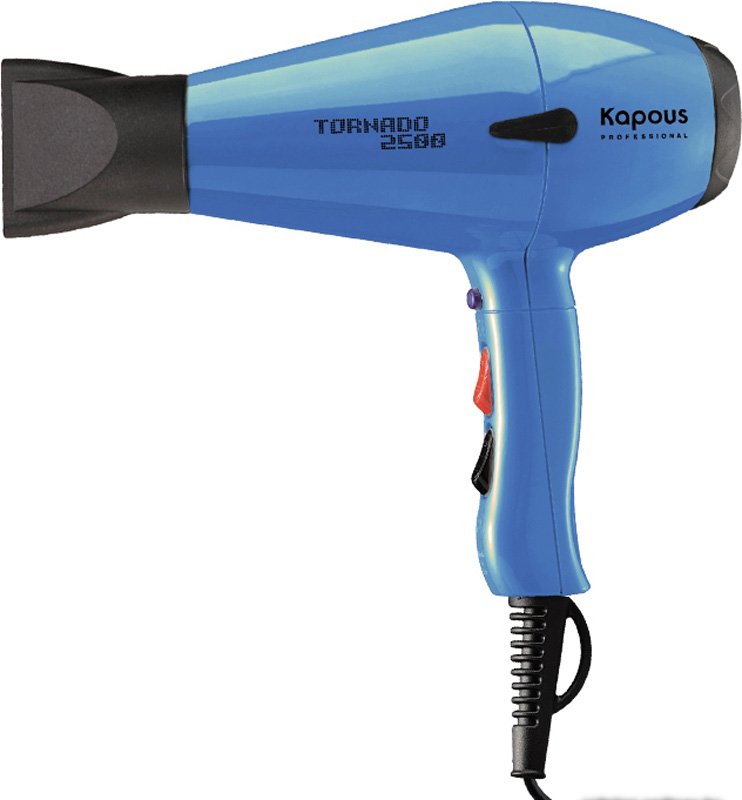 Фен Kapous Tornado 2500 2500 Вт Blue