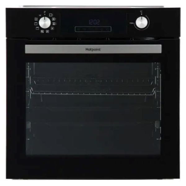 Встраиваемый электрический духовой шкаф HotPoint FE8 831 JSC BL черный, серебристый