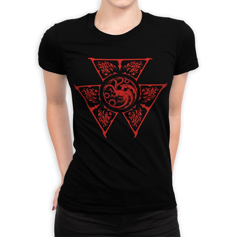 Футболка женская DreamShirts Studio Дом Дракона - Игра Престолов 1 черная S