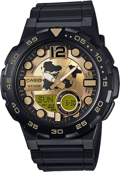 Наручные часы кварцевые мужские Casio Collection AEQ-100BW-9A