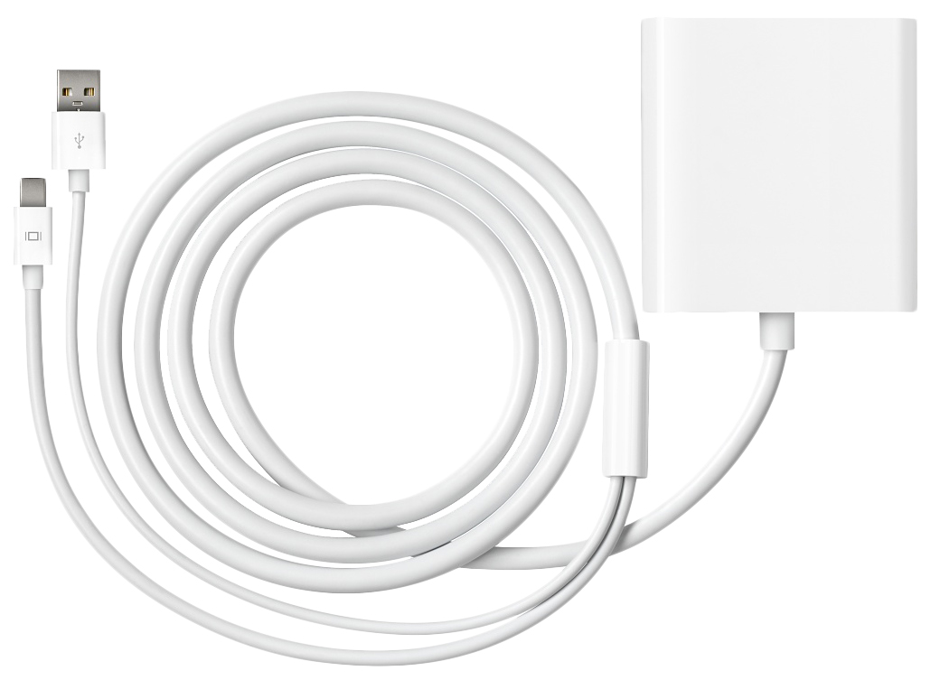 Адаптер Apple Mini DisplayPort-DVI , M-F White (MB571Z/A)