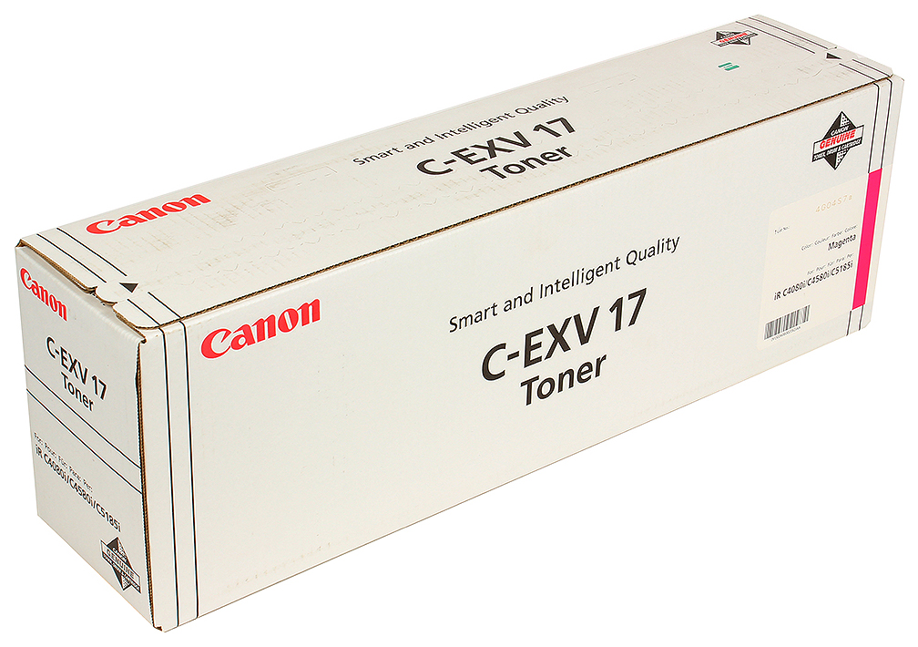 Картридж для лазерного принтера Canon C-EXV17M (0260B002) пурпурный, оригинал