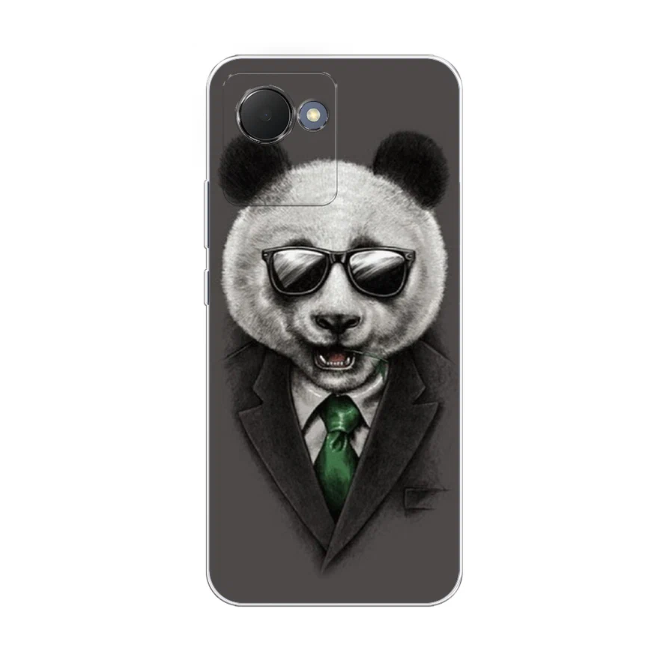 Чехол Awog  на Realme Narzo 50i Prime "Деловая панда"