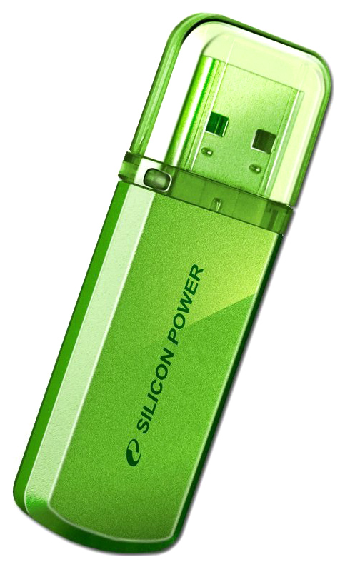 Флешка Silicon Power Helios 101 16ГБ Green (SP016GBUF2101V1N)