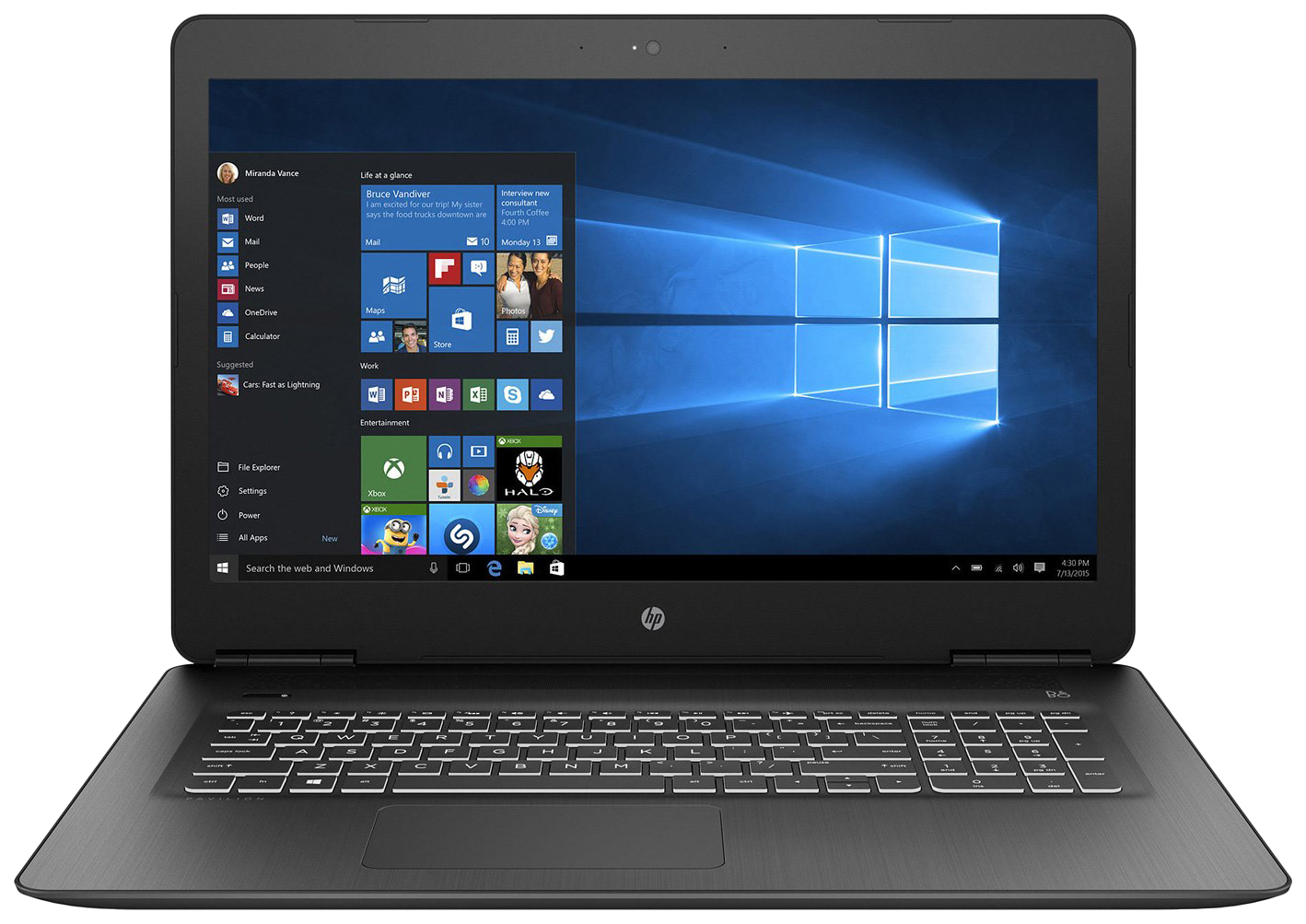 Ноутбук HP Pavilion 17-ab320ur Black (2PQ56EA)