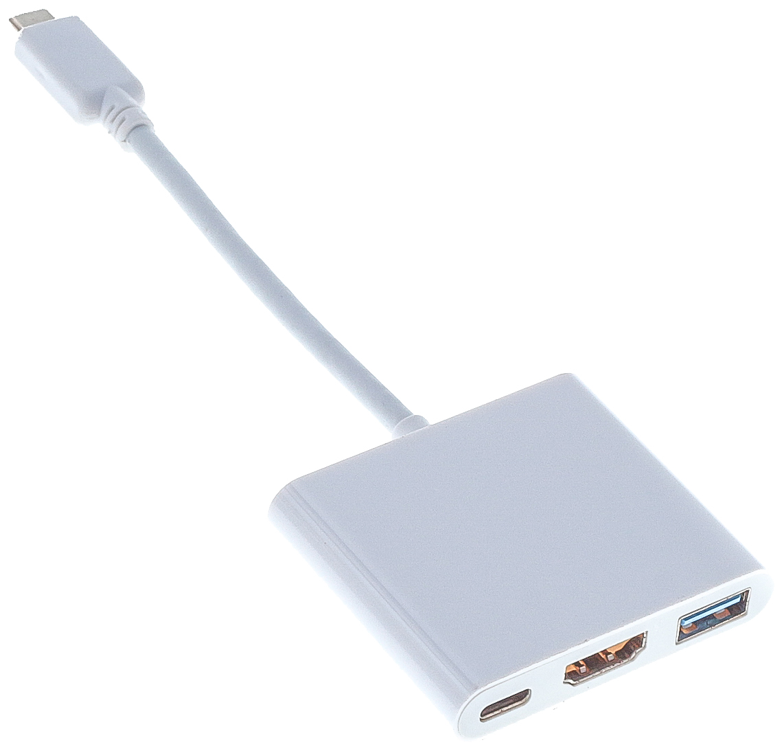 Адаптер BURO USB Type-C-HDMI, M-F White