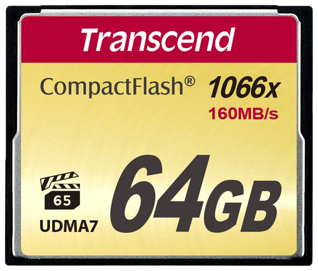 Карта памяти Transcend Compact Flash TS128GCF1000 64GB