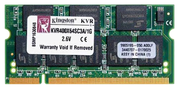 Оперативная память Kingston KVR400X64SC3A/1G