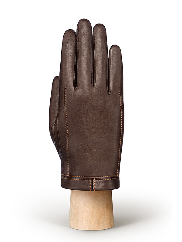 Перчатки мужские Eleganzza F-IS3149 темно-коричневые, р. 9