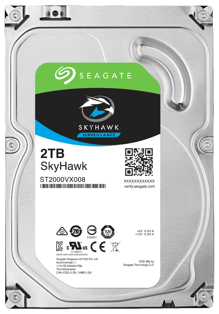 Жесткий диск Seagate SkyHawk 2ТБ (ST2000VX008)