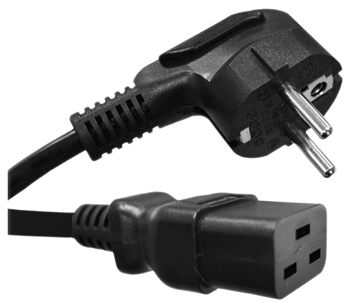 Кабель Cablexpert IEC 320 C19-CEE 7/7, M-F 1,8м Black (PC-186-C19)