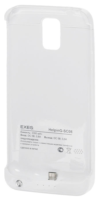 Чехол-аккумулятор EXEQ HelpinG-SC08 White