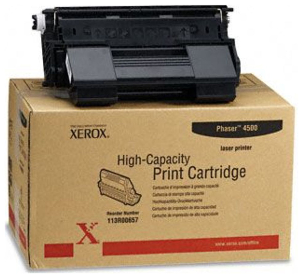 Картридж для лазерного принтера Xerox 113R00657, черный, оригинал
