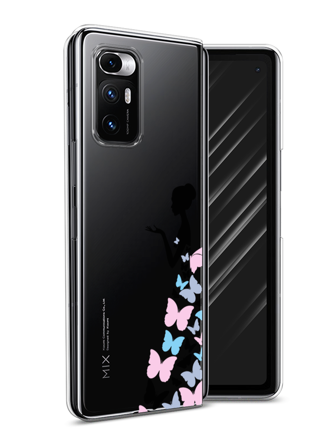 Чехол Awog на Xiaomi Mi Mix Fold "Платье из бабочек"
