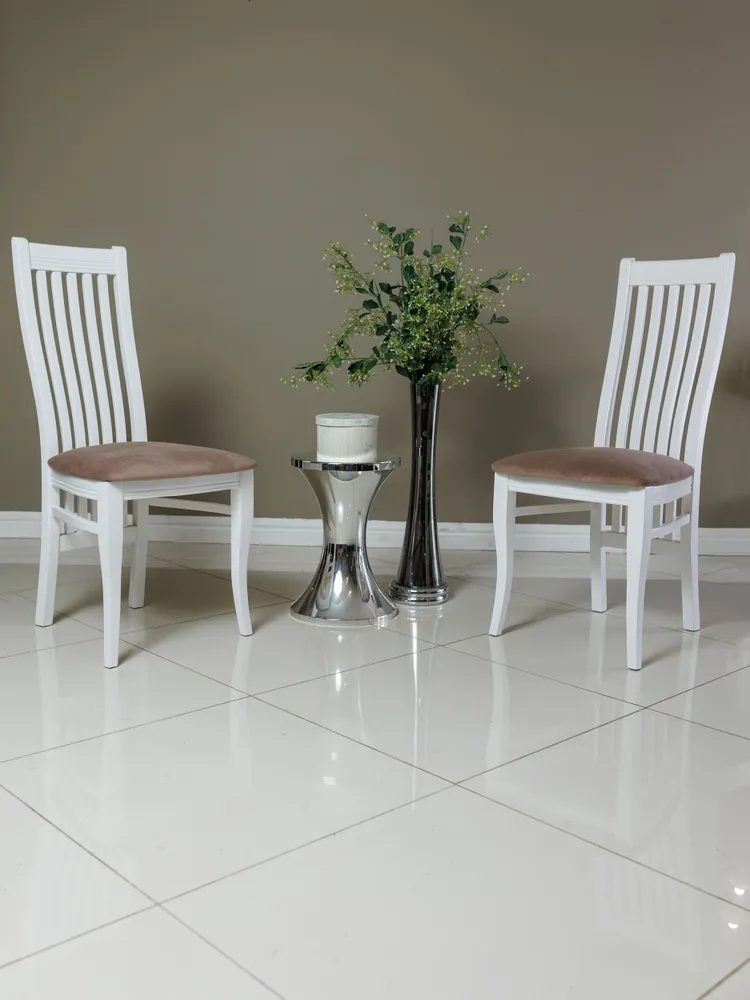 Комплект стульев DiOne Барон 2 шт, Белый