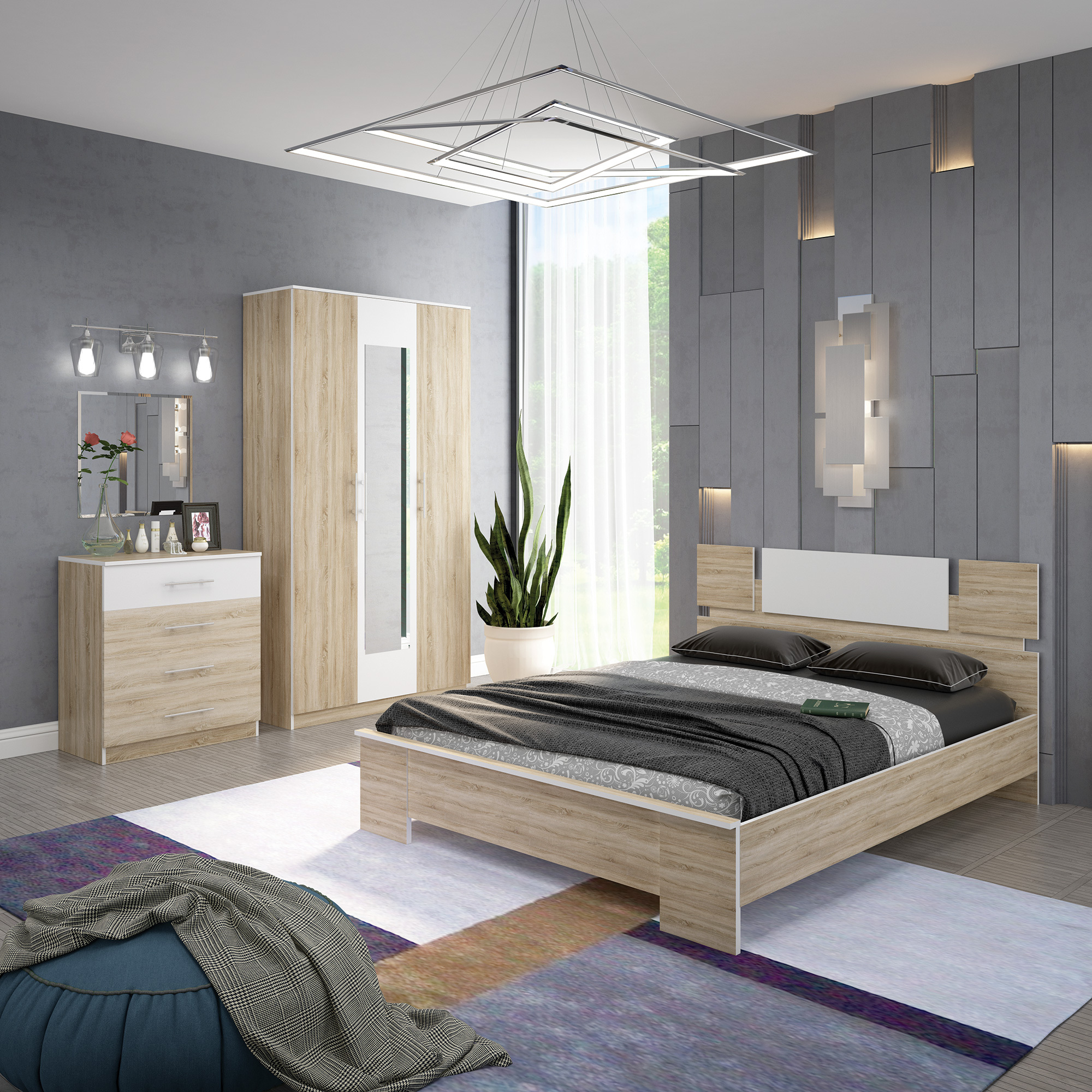 Комлект мебели для спальни Beneli Оливия, кровать 160х200 см