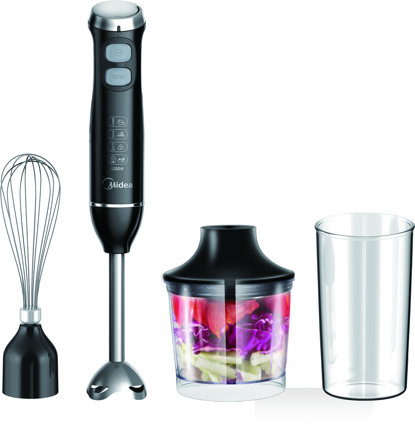 Погружной блендер Midea MC-BL502 Black/Silver