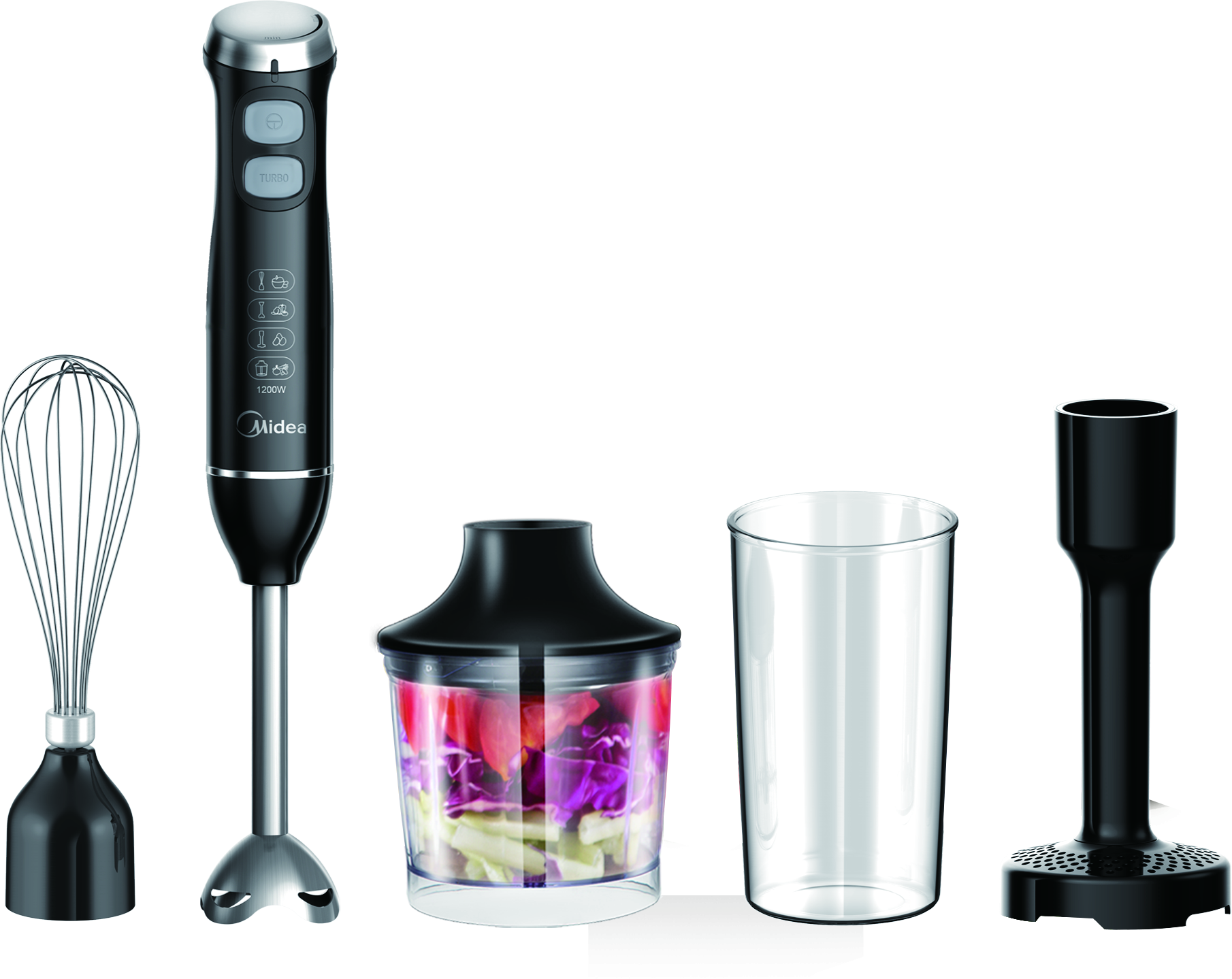 Погружной блендер Midea MC-BL503 Black/Silver