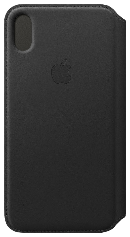 Кейс для iPhone Apple Folio XS Max кожаный черный MRX22ZM/A
