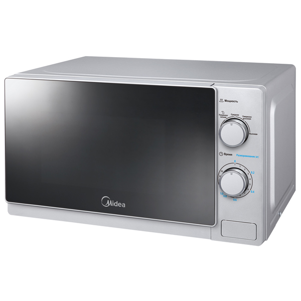 Микроволновая печь соло Midea MM720C4E-S silver/black