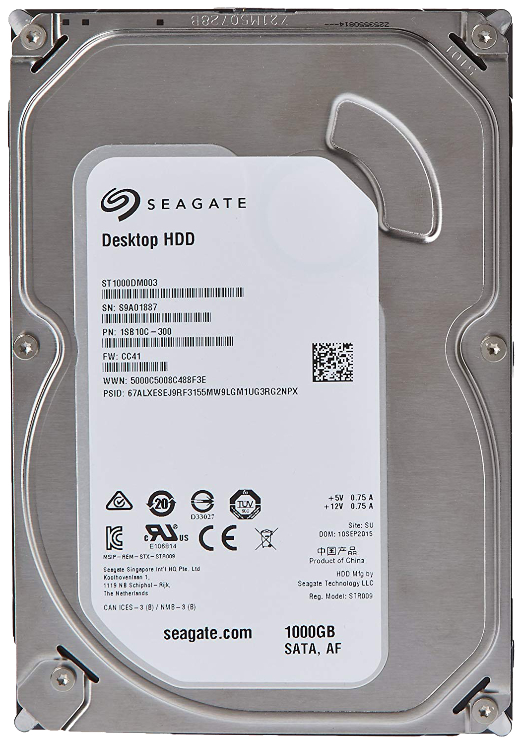 Жесткий диск Seagate BarraCuda 14 1ТБ (ST1000DM003)